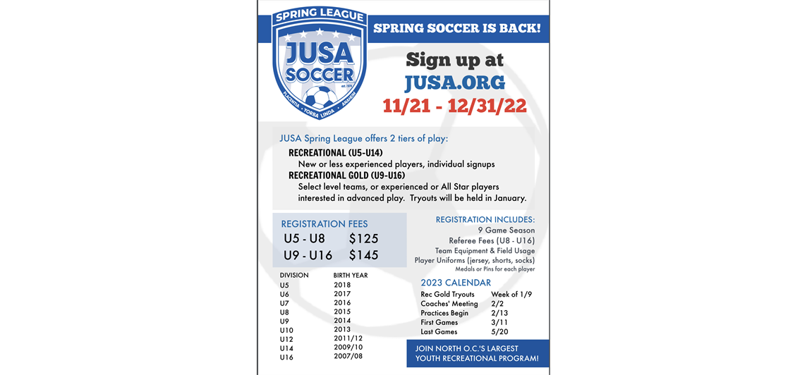 Junior United Soccer Association > Home