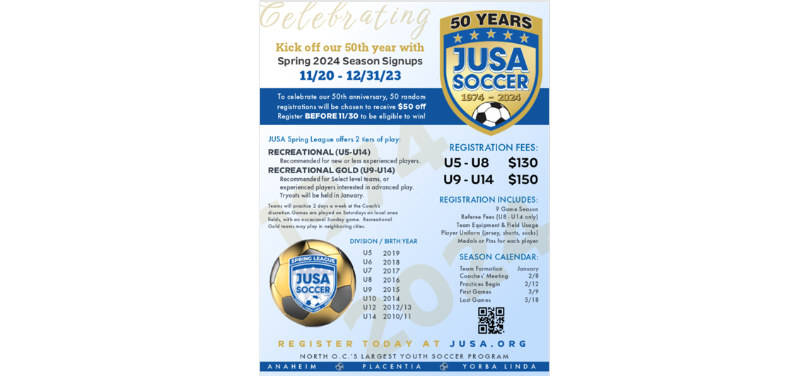 Junior United Soccer Association > Home