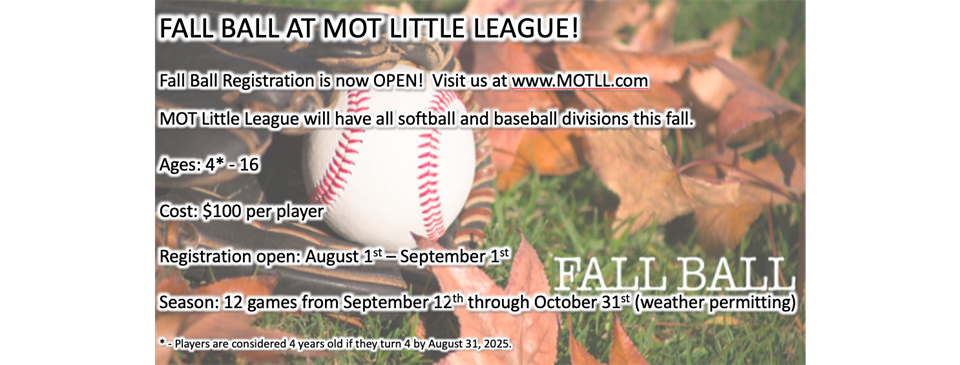 M O T Little League > Home