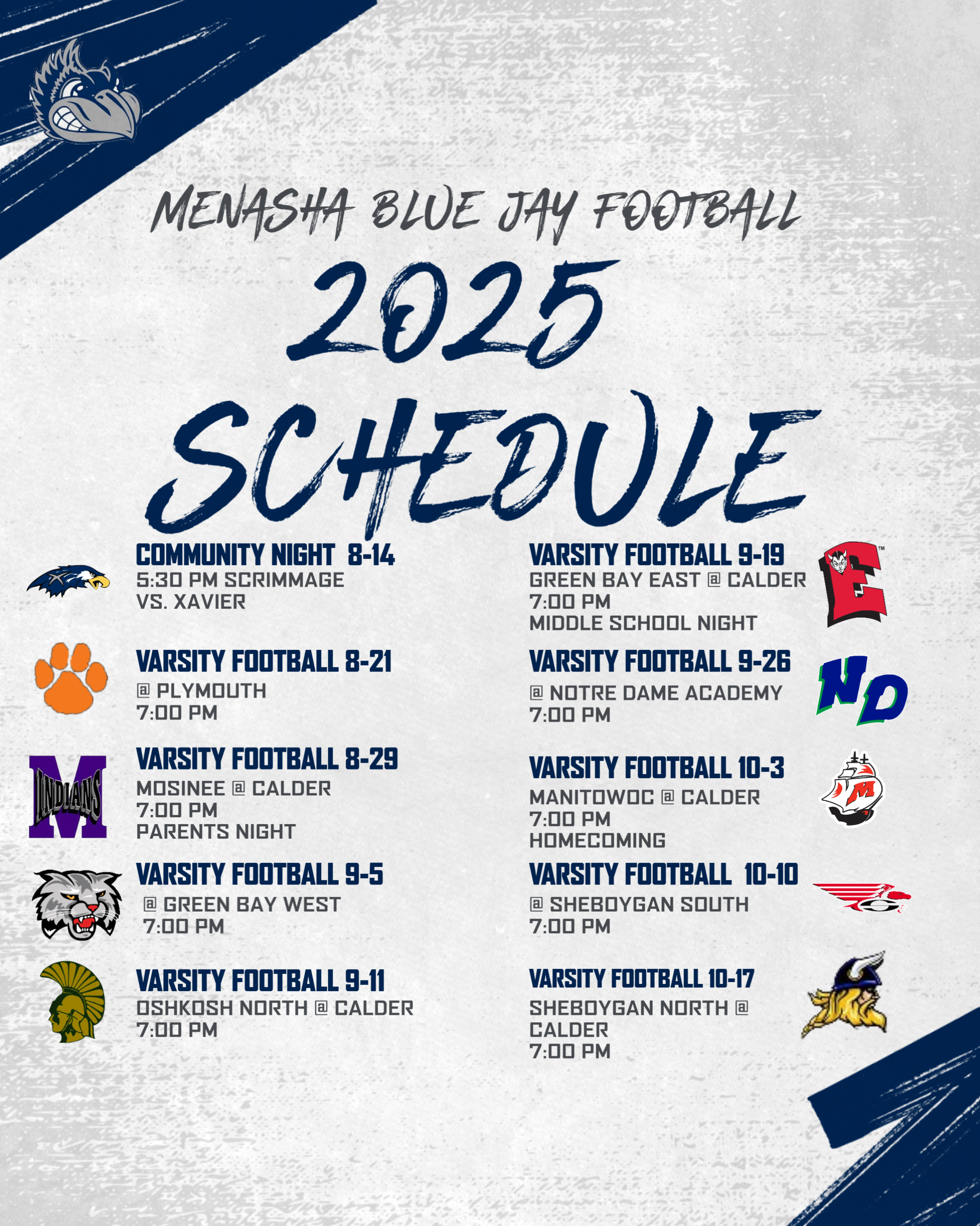 Menasha Football > Home