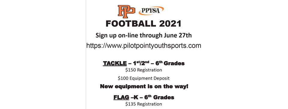 Pilot Point Youth Sports Association - Football > Home
